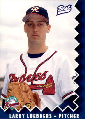 1997 Richmond Braves Best #17 Larry Luebbers Cincinnati Ohio OH NM ...