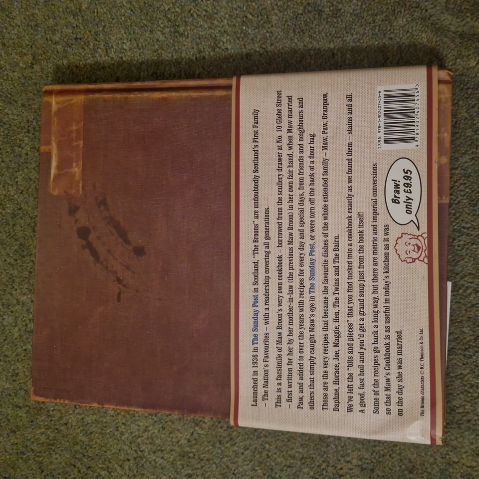 Maw Broon's Cookbook by Maw Broon (2008, Hardcover) | eBay UK