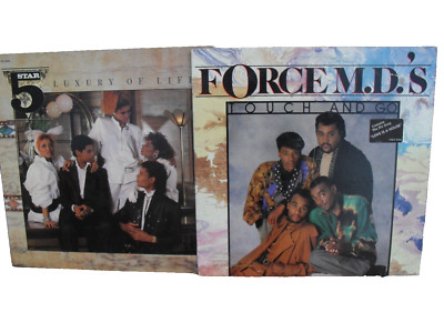 FORCE M.D.'S/ FIVE STAR R&B-HIP-HOP LP - " 2-REC BARGAIN BUNDLE " 1985 ...