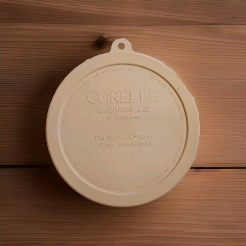 Corelle Storage Lid fits 18 oz Soup/Cereal Bowl SET OF 2 Rare Vintage ...