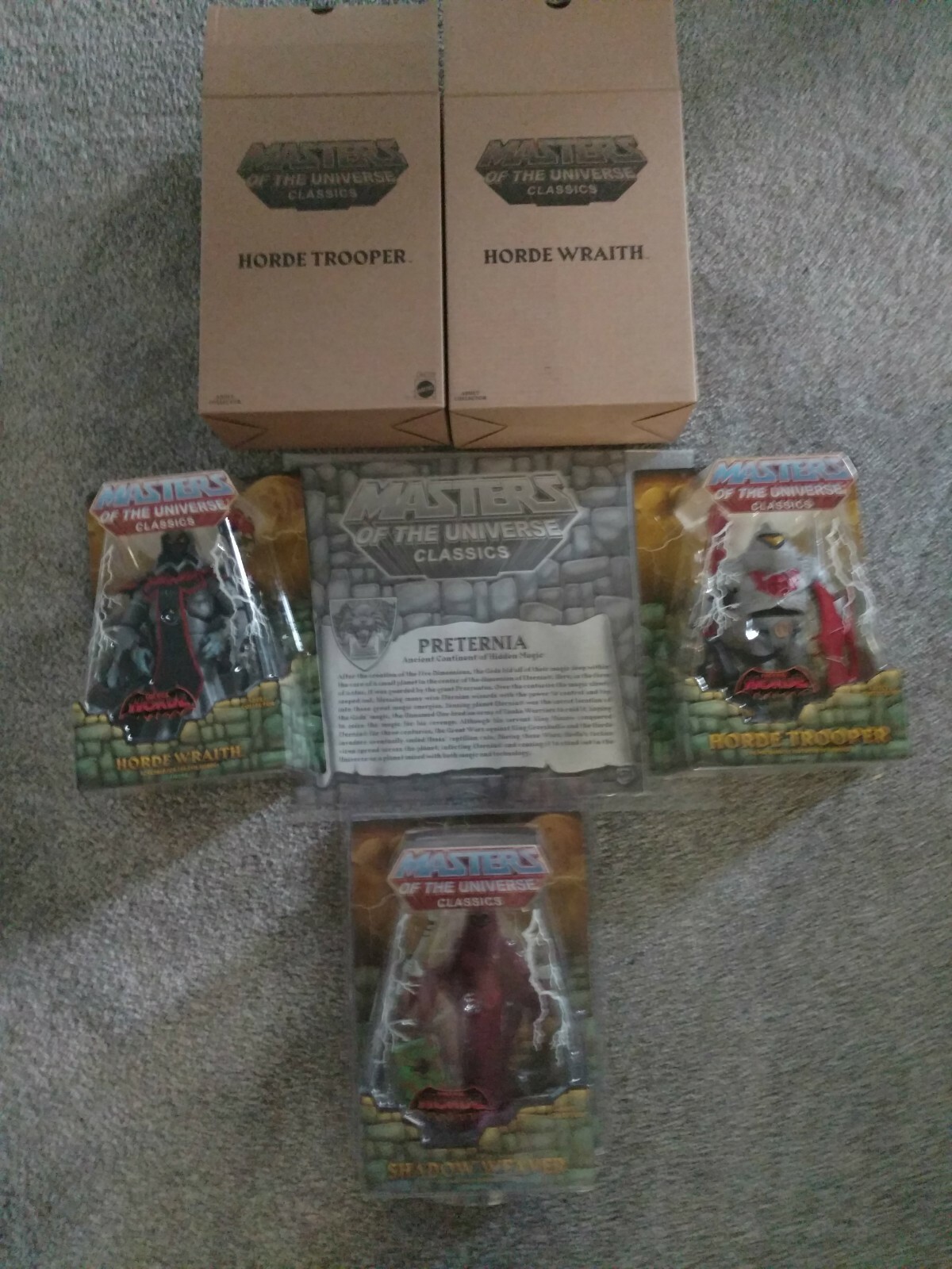 Masters of the Universe Classics Shadow Weaver W/ Preternia Map ...