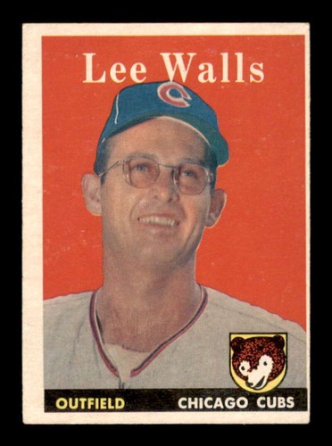 1958 Topps #66 Lee Walls VG/VGEX Cubs 553838 | eBay