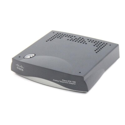 Cisco ATA186 Analog Phone Adapter with PSU Cisco ATA186-I2-A ATA186 W ...