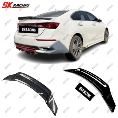 Carbon Fiber Duckbill Rear Trunk Lip Spoiler Wing Fit For Kia Forte K3 ...