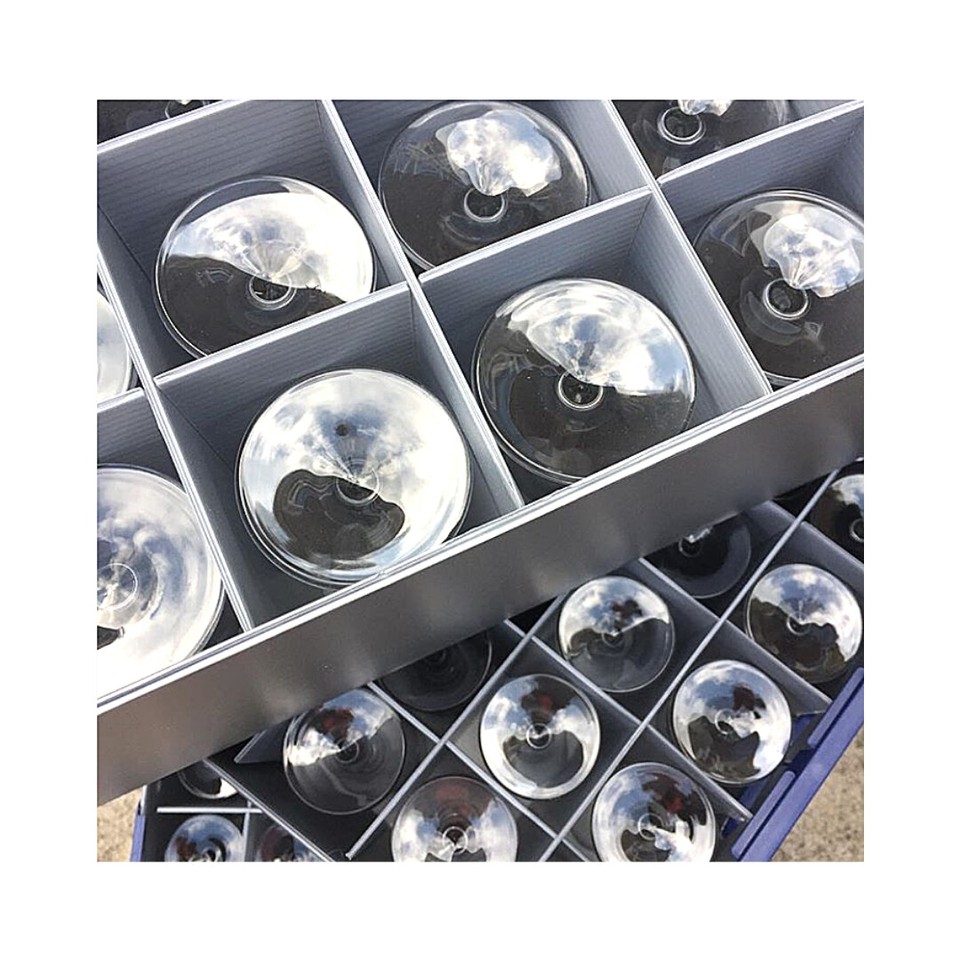 Glassjacks - Glassware Storage Boxes Containers Silver Crates - Various ...