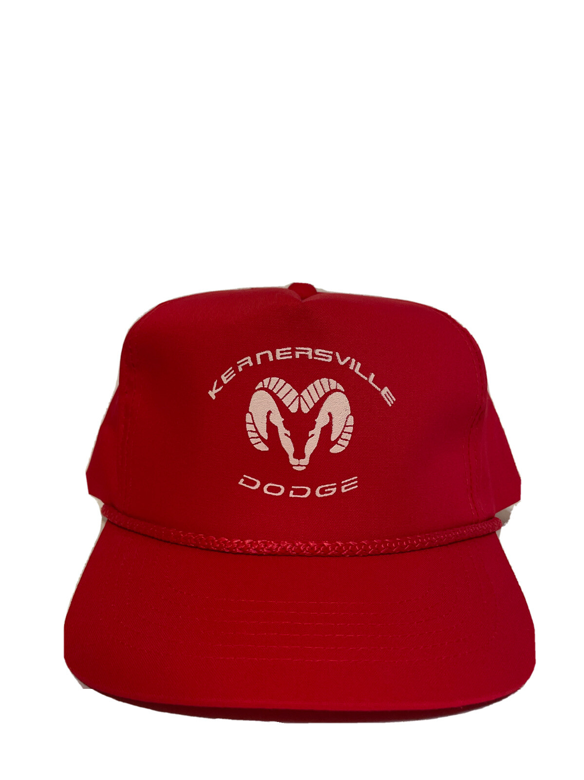Vintage Kernersville Dodge Ram Red & White Snapback T… - Gem