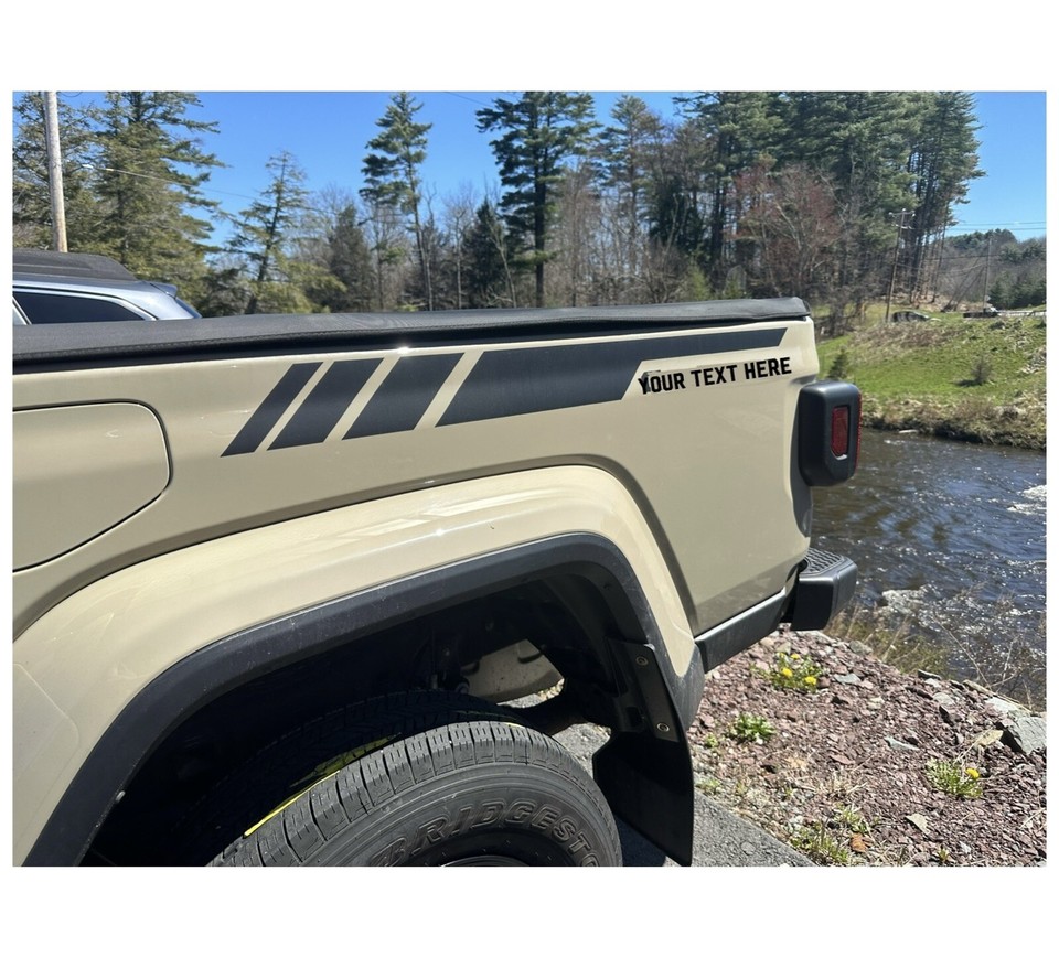 Custom Strobe Gradient Bedside Decal Decals Graphics Fit Any Jeep ...