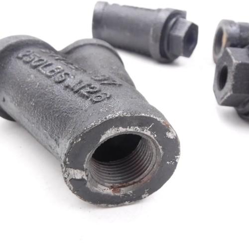 4 Pk Keckley 3/4" Style B7 250lbs A126 Threaded Cast Iron Strainer ...