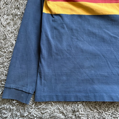 Vintage 2004 Patagonia Rugby Shirt Blue Yellow Colorblock Chouinard ...