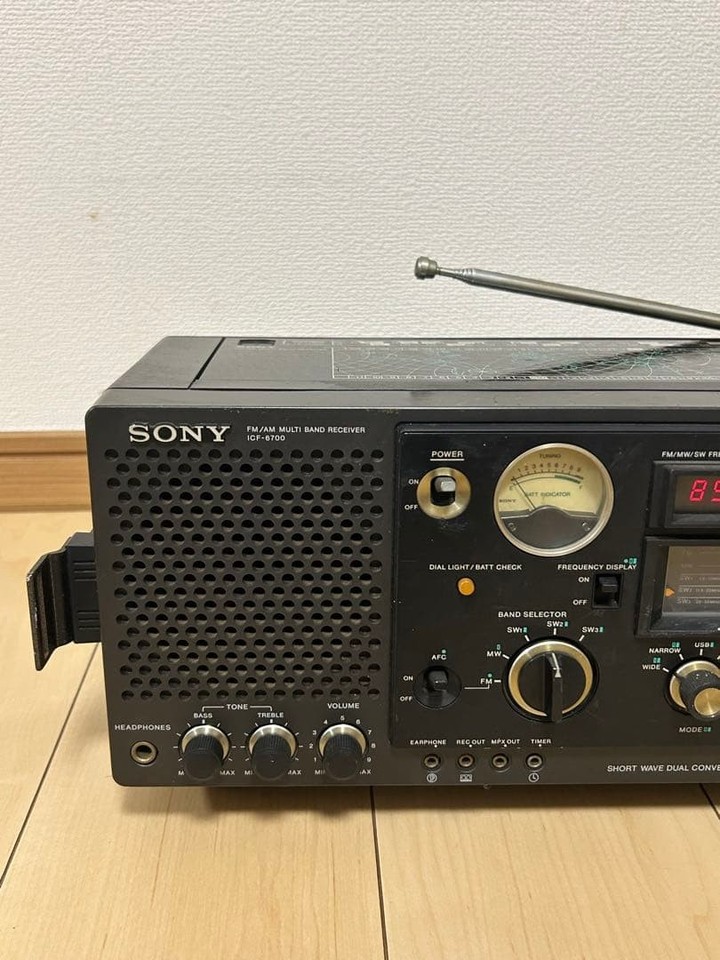 SONY ICF-6700 5-band multiband receiver BCL radio | eBay
