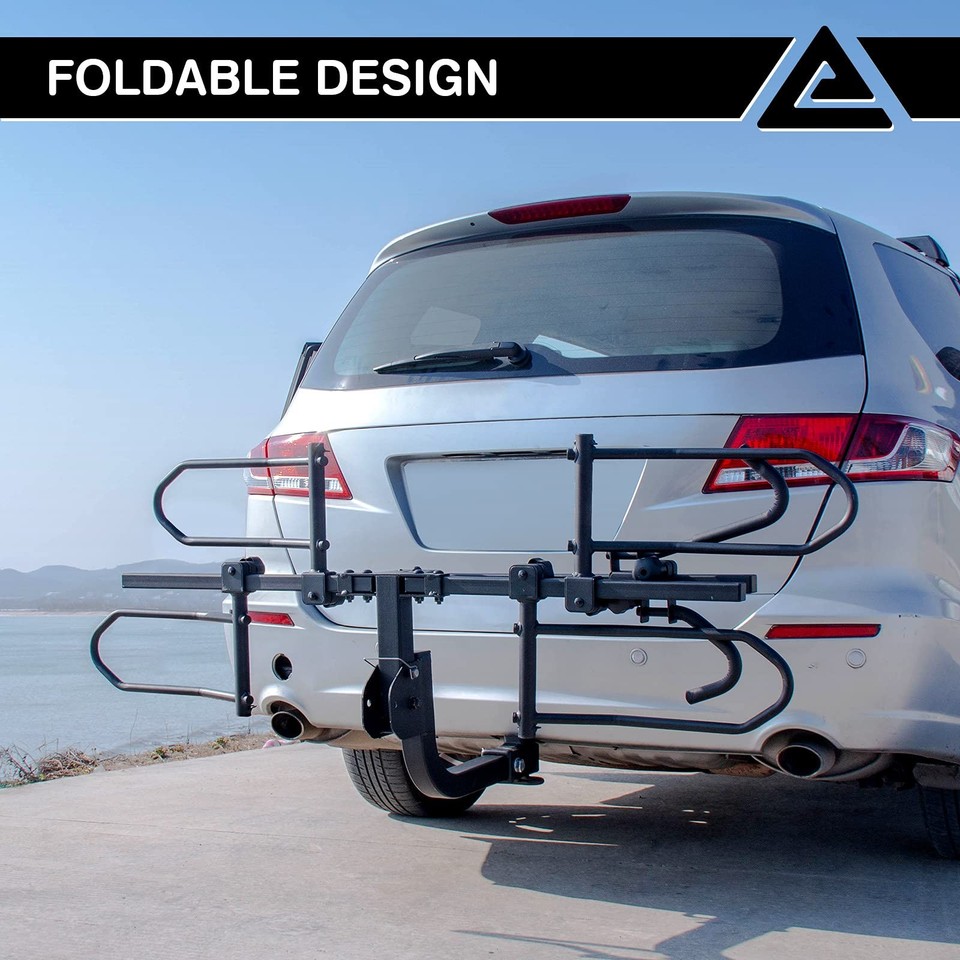 2-Bike Platform Style Hitch Mount Bike Rack, Tray Style Bicycle Carrier ...