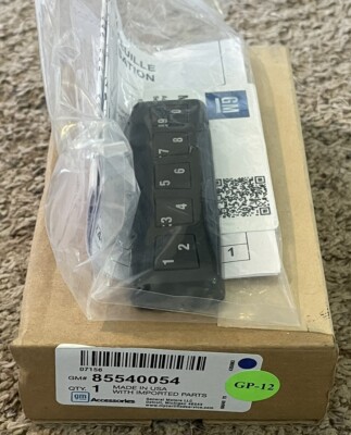 NOS Genuine GM Keyless Entry Keypad 85540054 | eBay