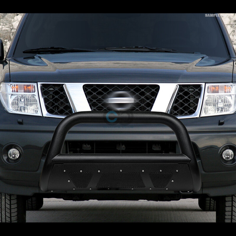 Fits 99-04 Ford F250/F350/Excursion Textured Black Studded Mesh Bull ...