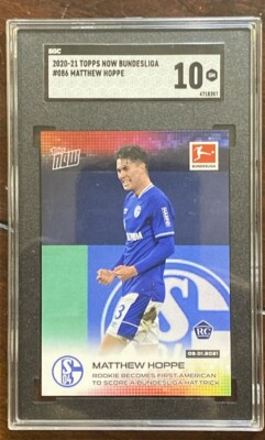 Matthew Hoppe 2020-21 Topps Now Bundesliga Rookie Card USMNT SGC 10 | eBay