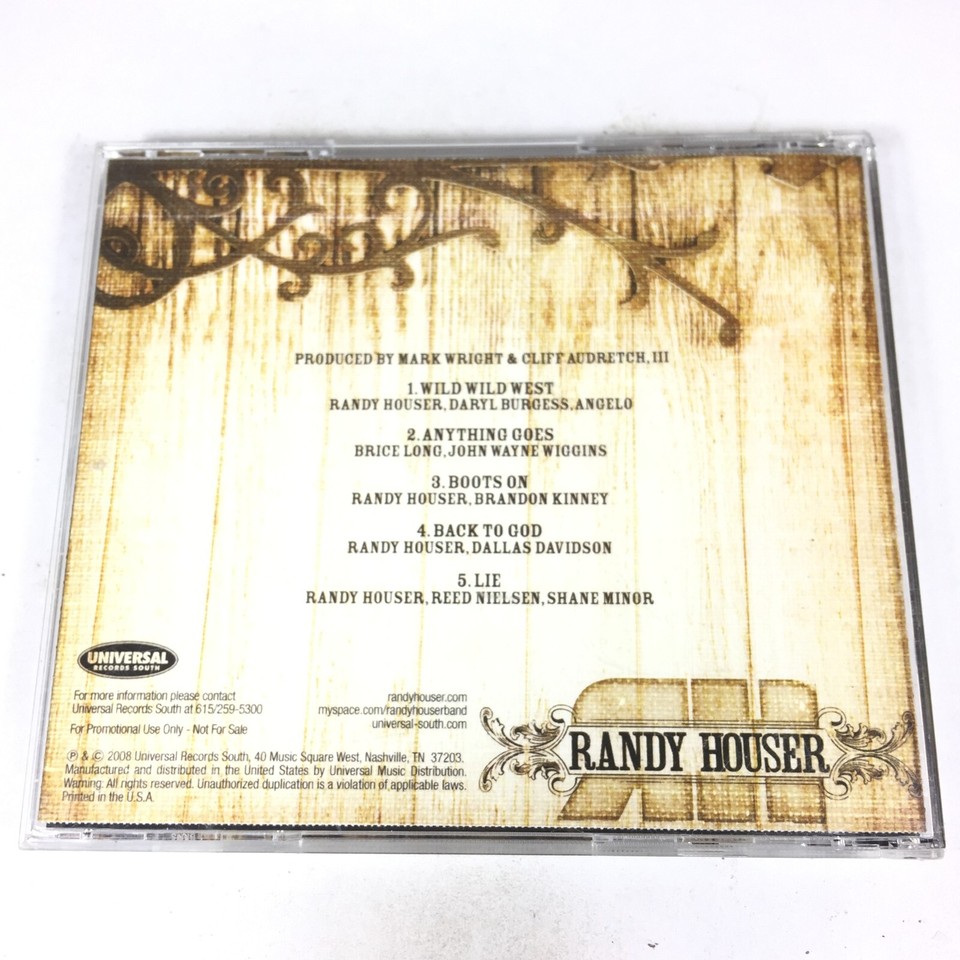 RANDY HOUSER SAMPLER - AUDIO CD | eBay