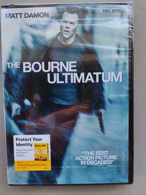The Bourne Ultimatum - MATT DAMON (DVD, 2007, FULL SCREEN) BRAND NEW ...