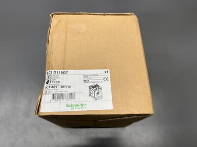 SCHNEIDER ELECTRIC LC1D115G7 115 AMP 3 POLE 120VAC CONTACTOR - BRAND ...