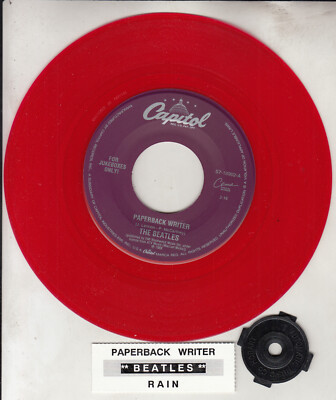 THE BEATLES Paperback Writer & Rain RED VINYL RARE! 45 rpm 7" BRAND NEW ...