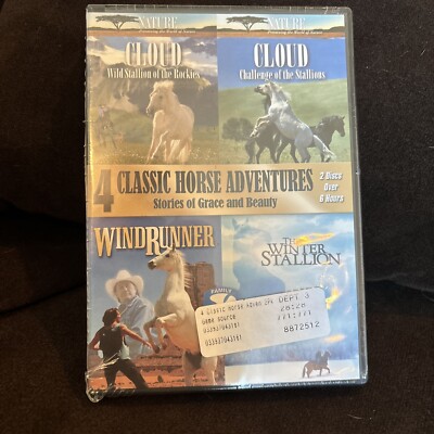 4 Horse Adventure Movies (DVD) Cloud - Winter Stallion WindRunner New ...