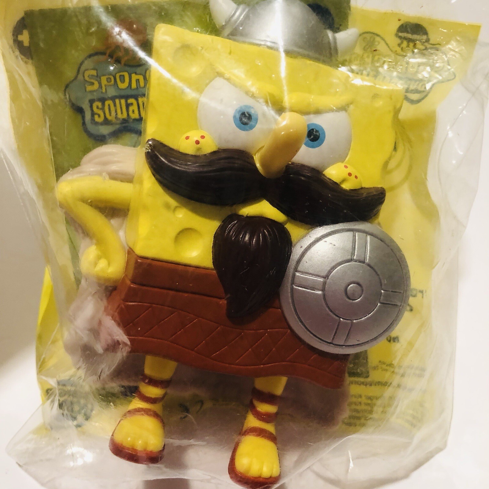 Burger King Spongebob Square Pants Lost in Time Viking Shield Sanda Toy ...