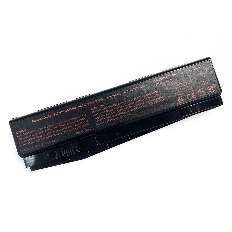 Laptop Battery for Sager NP5855(N855HJ) NP5850(N850HC) NP5852(N850HL ...