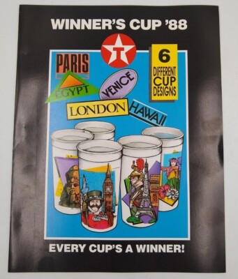 1988 Texaco Winner's Cup Pamphlets For Store Owners | eBay