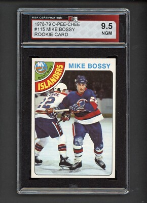 1978-79 OPC #115 MIKE BOSSY ROOKIE CARD KSA 9.5 NEAR GEM MINT | eBay