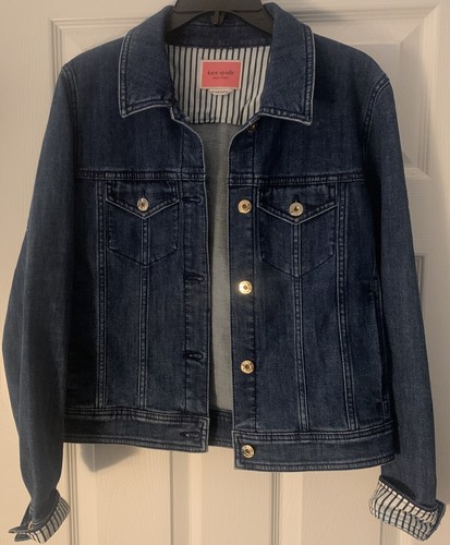 KATE SPADE NEW YORK Denim Jacket Blue Size M | eBay