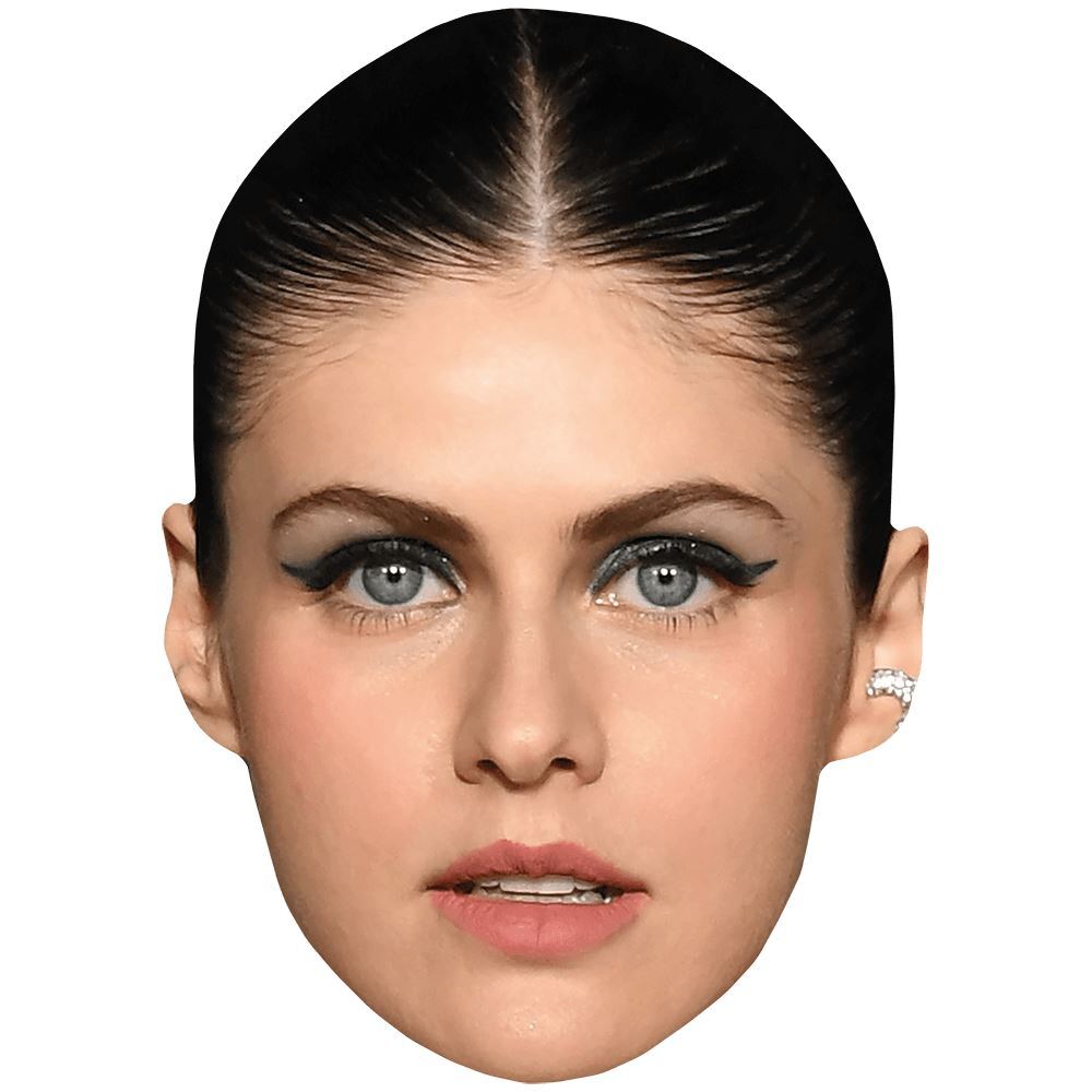 Alexandra Daddario (Make Up) Celebrity Mask, Flat Card Face | eBay