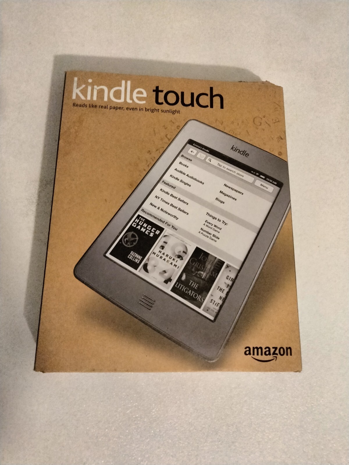 Amazon Kindle Touch (4th Generation) 4GB, Wi-Fi, 6in - Silver for sale ...