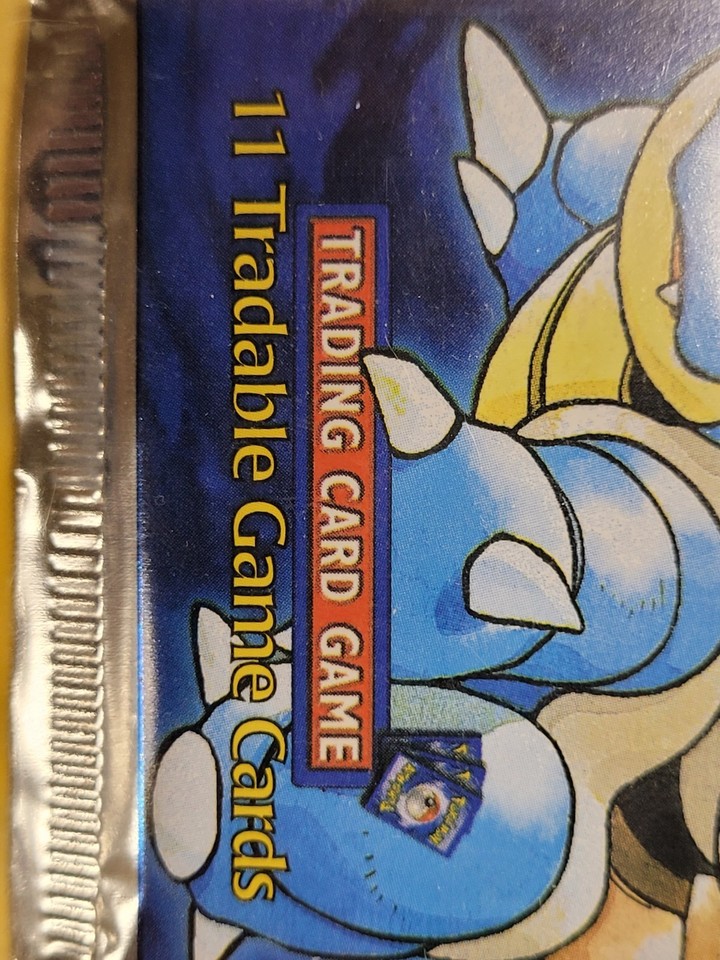 Shadowless Base Set Pokemon Blister Booster Pack Blastoise Vintage WotC ...