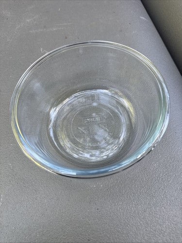 Pyrex 4-Cup 1qt Clear Glass Food Storage/mixing Bowl 7201R Made in USA ...
