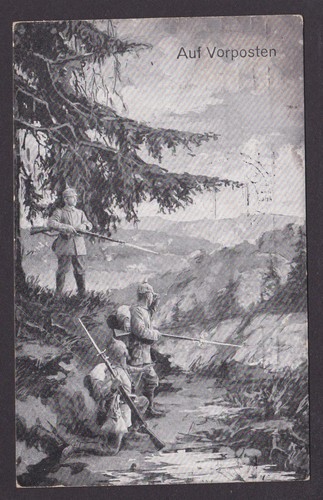 GERMANY 1915, Vintage postcard, Outpost Duty, WWI, Posted | eBay