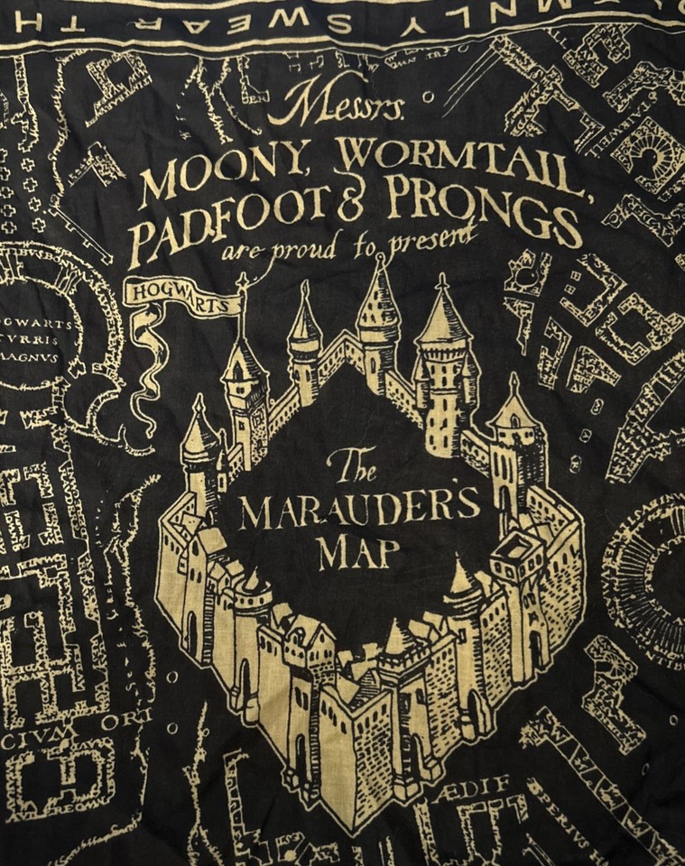 The Wizarding World Harry Potter Universal Studios Marauder’s Map Slack ...