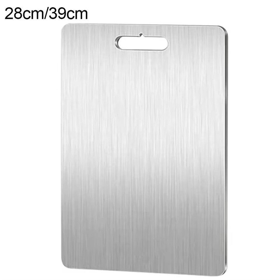 Titanium Cutting Boards Double-Sided SUS304 Chopping Board for Camping ...