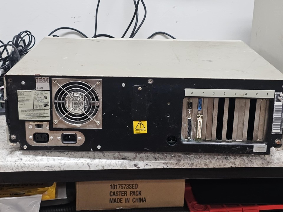 Vintage Retro IBM Personal Computer AT 5170 6133904 Stacked Powers ...