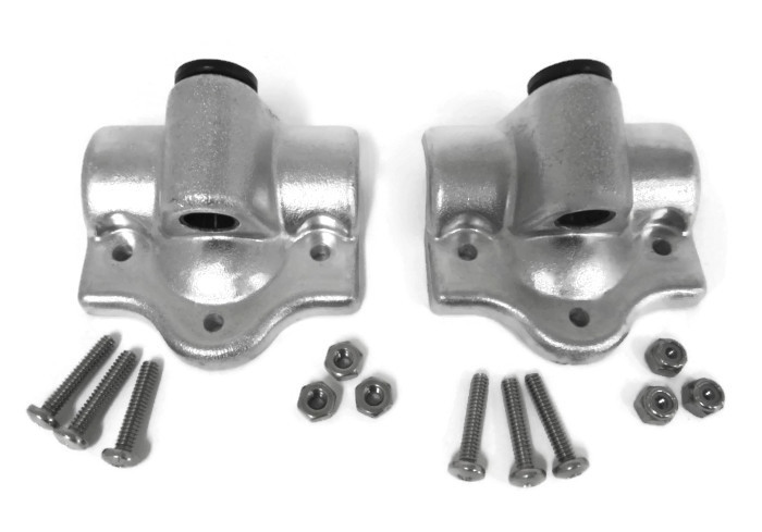 NEW Boat Oar Lock Sockets Round Gunwale SET Fishing Rowboat Duck Jon ...