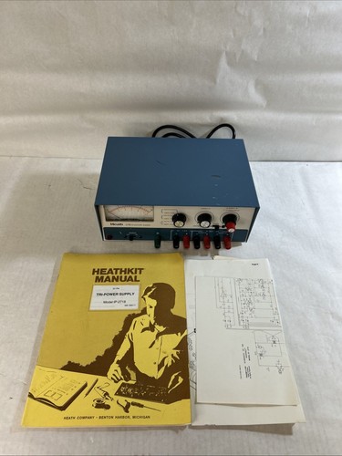 Heathkit IP-2718 Heath Tri-Power Supply - DC Power Supply with Manual ...