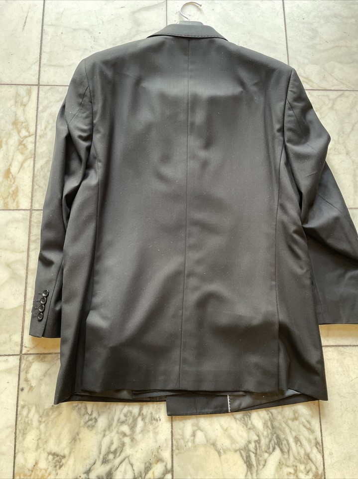 NWT Men's Black Double Breasted Suit Apollo King Size 46R | eBay