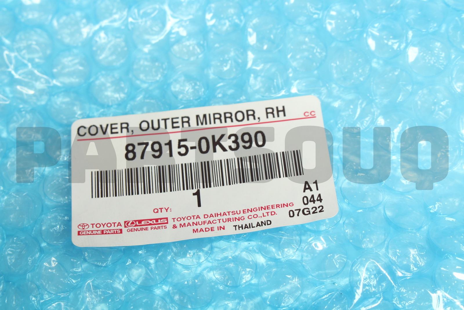 879150K390 Genuine Toyota COVER, OUTER MIRROR 87915-0K390 | eBay