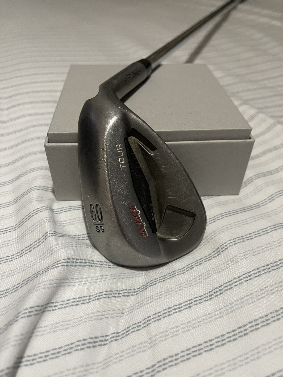 RH Ping Tour Gorge Black Dot 60 SS Lob Wedge With a CFS Regular Flex ...