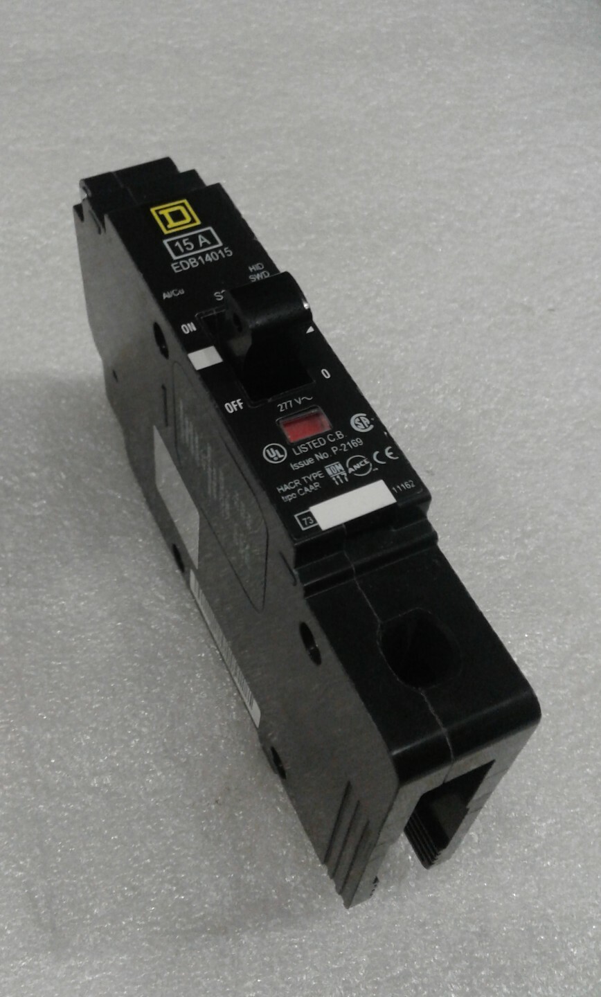 EDB14015 SQD 1P 15A 277V NEW | eBay