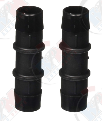 GATES 28602 Straight Connector 3/8" (9.5mm) for Coolant Gas Diesel Oil ...