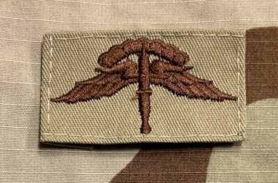 US Army/Air Force Basic Military Freefall Parachutist Badge DCU Sew-On ...