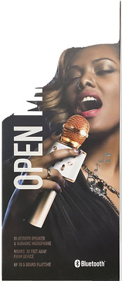 ijoy Bluetooth Karaoke Microphone Speaker Open Mic Up to 5 Hour Play ...