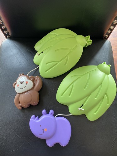 Fisher Price Luv U Zoo Jumperoo Hanging Monkey & Hippo Toy Set ...