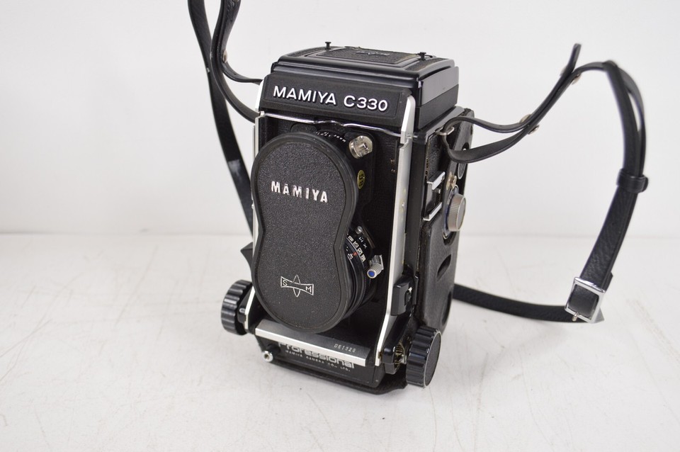 Mamiya C330 TLR Film Camera w/ 80mm f/2.8 Blue Dot Lens, Strap ...