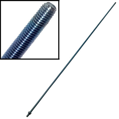 M10 3/8" Steel Threaded Rod for Wire Mesh Tray Support - 39" Length ...