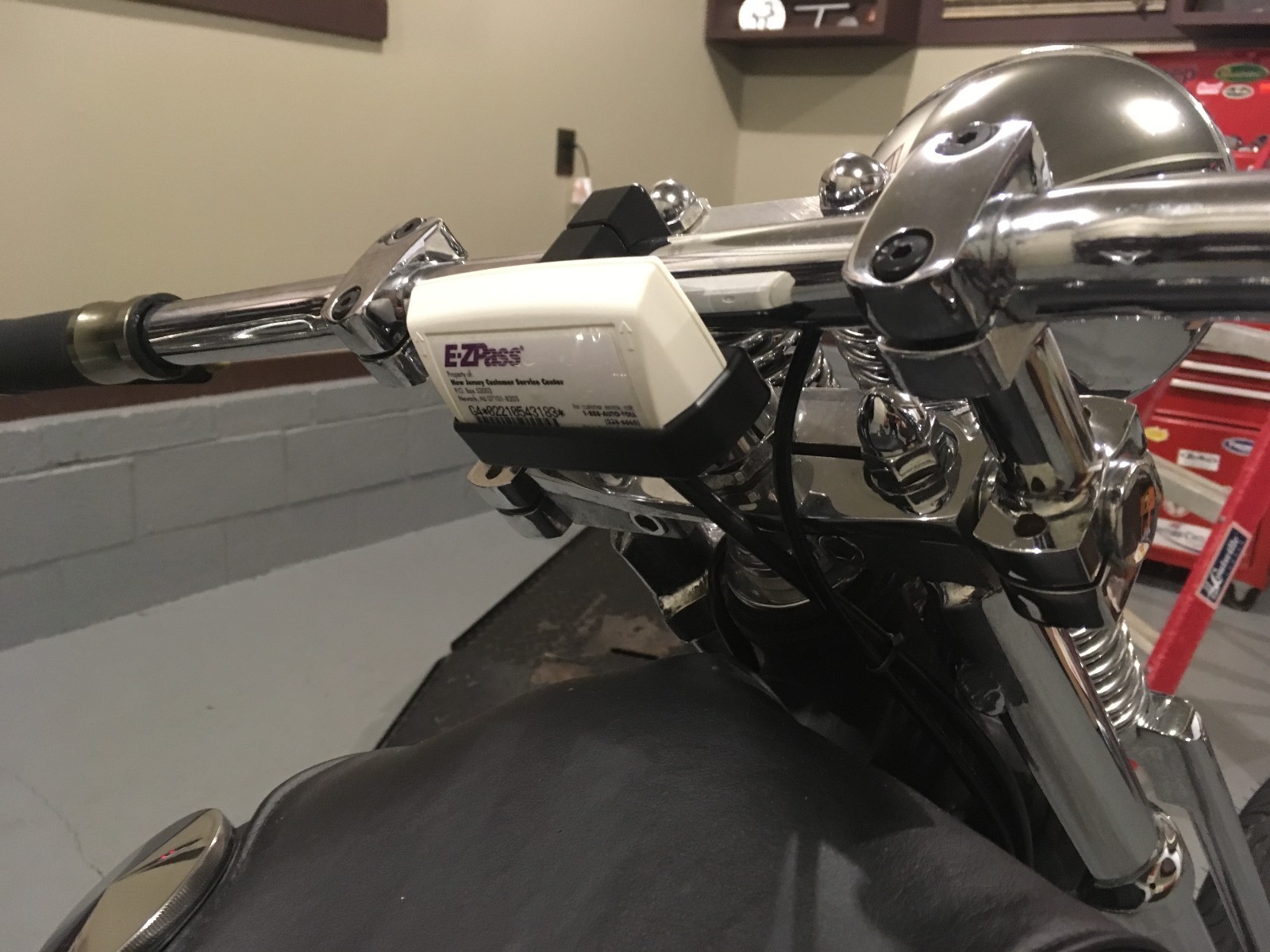 EZ Pass Motorcycle Holder handle bar clamp 1 inch | eBay