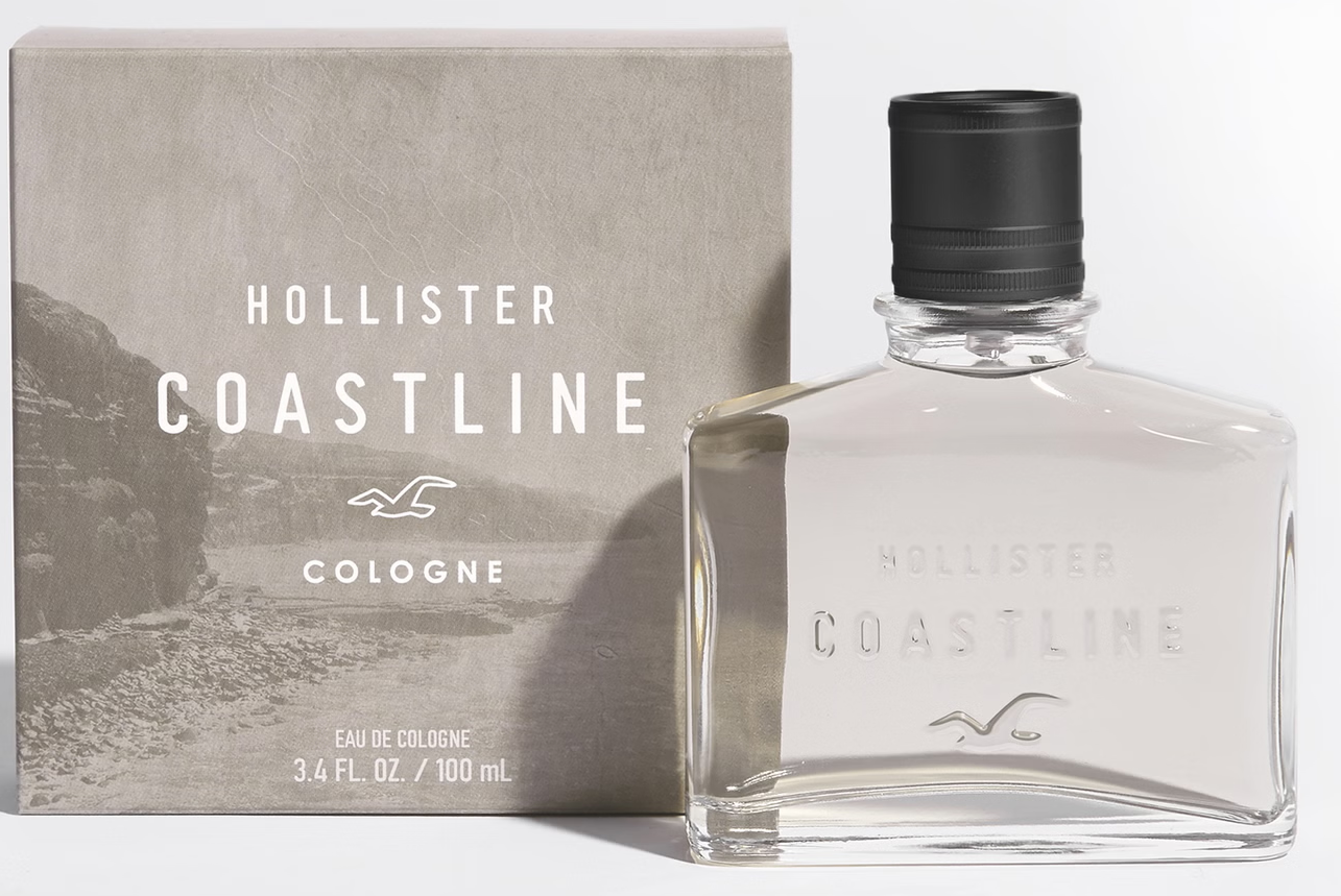 HOLLISTER COASTLINE COLOGNE FOR MEN 3.4 OZ 100 ML EAU DE COLOGNE NEW ...